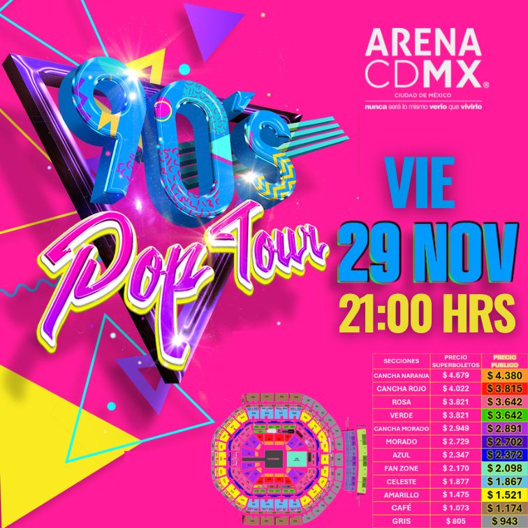 90S POP TOUR – teatroyespectaculos.com