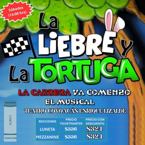 La liebre y la tortuga. La carrera ya comenzó. El musical ...